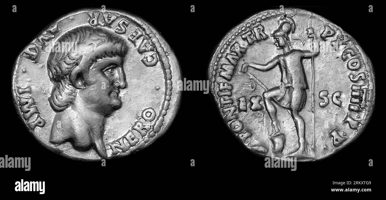 Ancient coin white background Black and White Stock Photos & Images - Alamy
