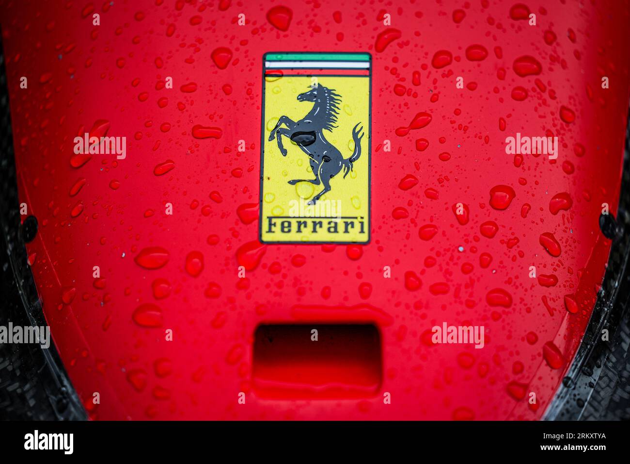 Scuderia Ferrari SF-23, mechanical detail of front wing during the 2023 ...