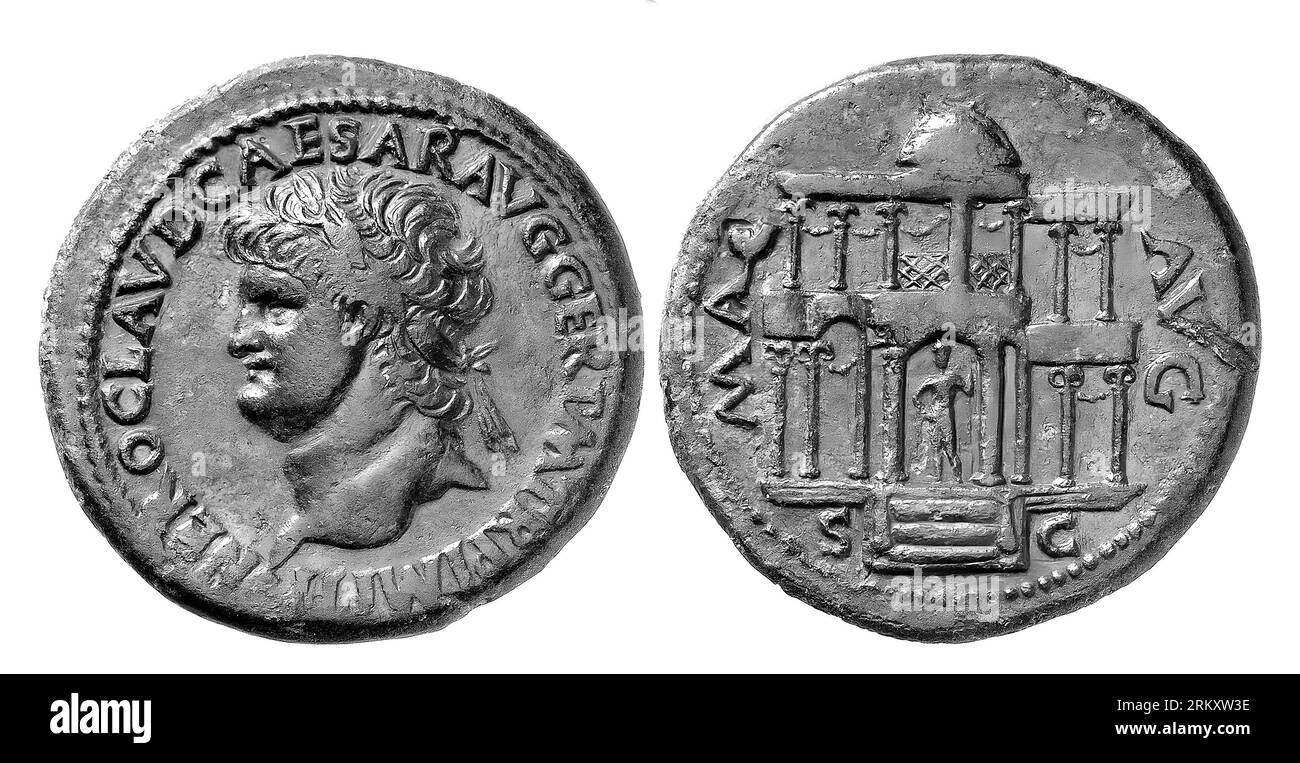 Ancient coin white background Black and White Stock Photos & Images - Alamy