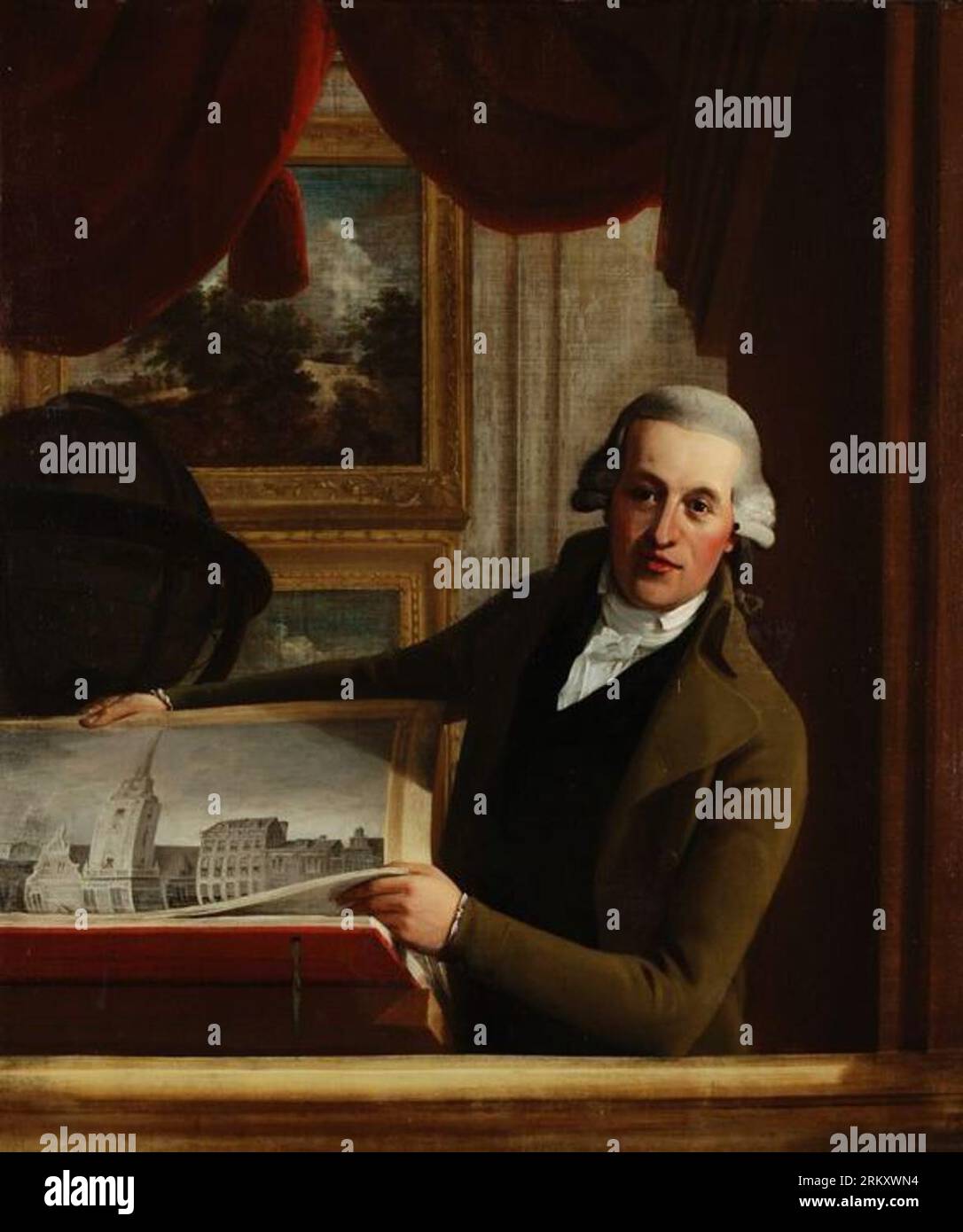 Portrait of Gerrit van der Pals (1742-1839) 1794 by Taco Scheltema ...