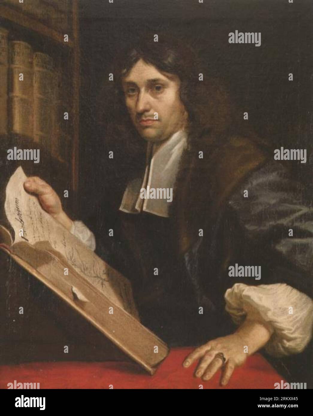 Porträt des Jacob Amling circa 1680 by Oswald Onghers Stock Photo - Alamy