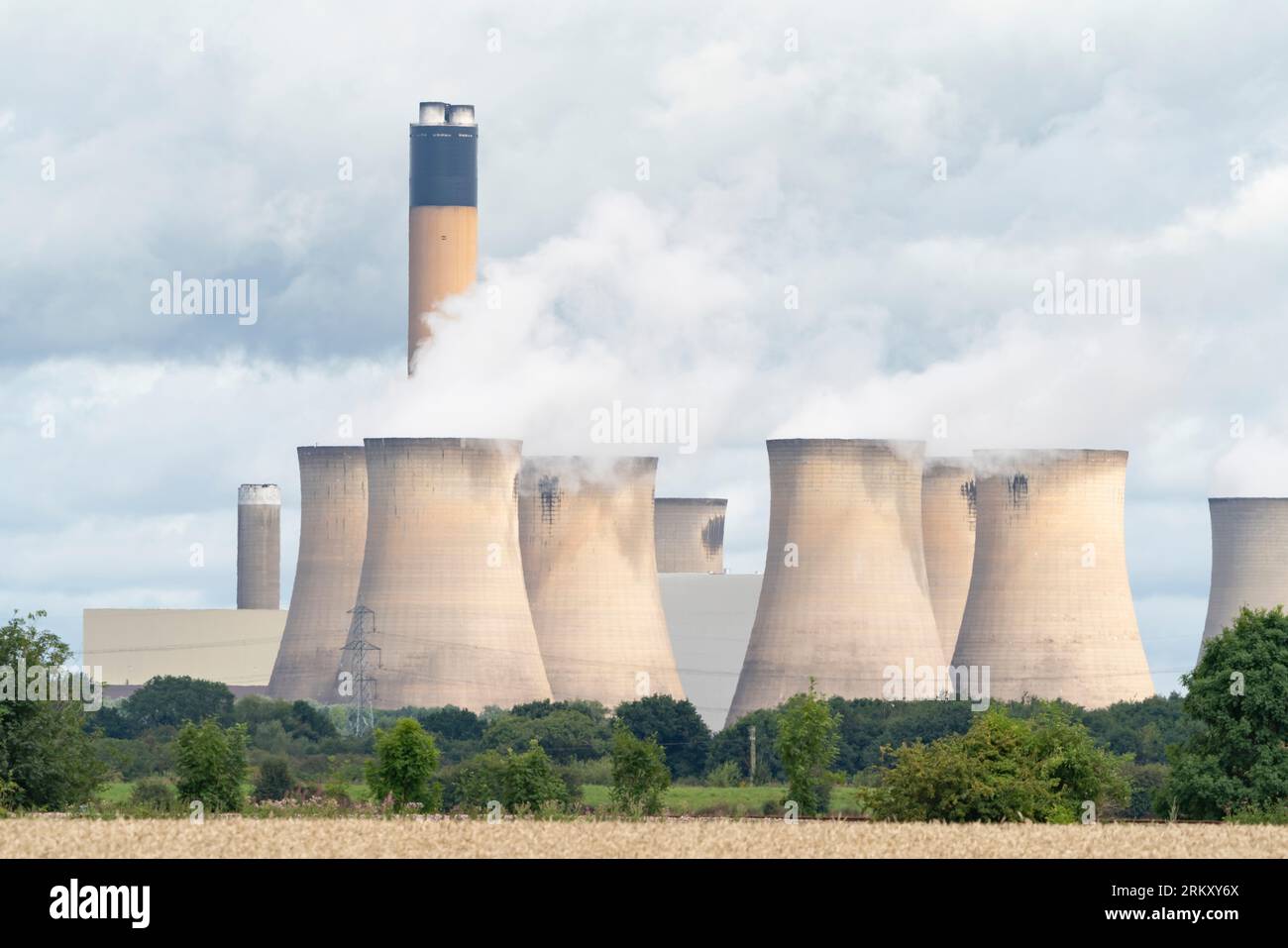 Drax Power Station, South Yorkshire, UK. 27 July 2023. Photograph by ...