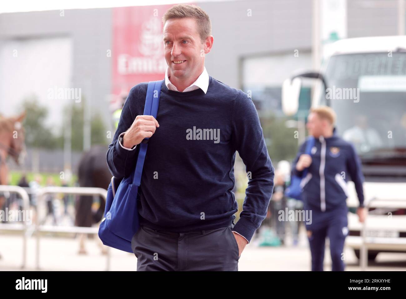 St Johnstone manager Steven MacLean arrives for the cinch Premiership ...