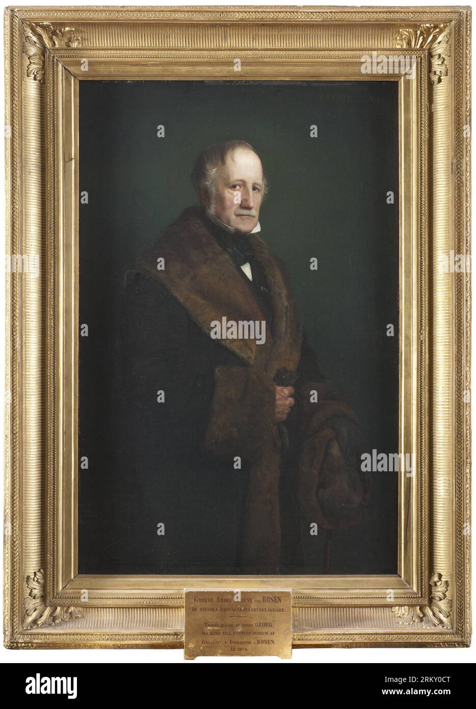The Artist's Father Col. Count Eugène von Rosen at the Age of 71 1868 ...