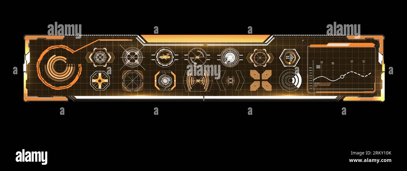 design elements, perspective grid, tunnel, circle. Black and white ...