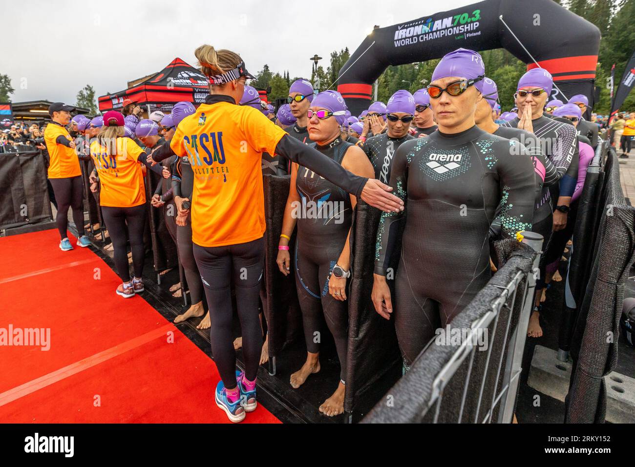 Lahti, Finland. 26th Aug, 2023. Finnish windsurfer Tuuli Petäjä-Siren ...
