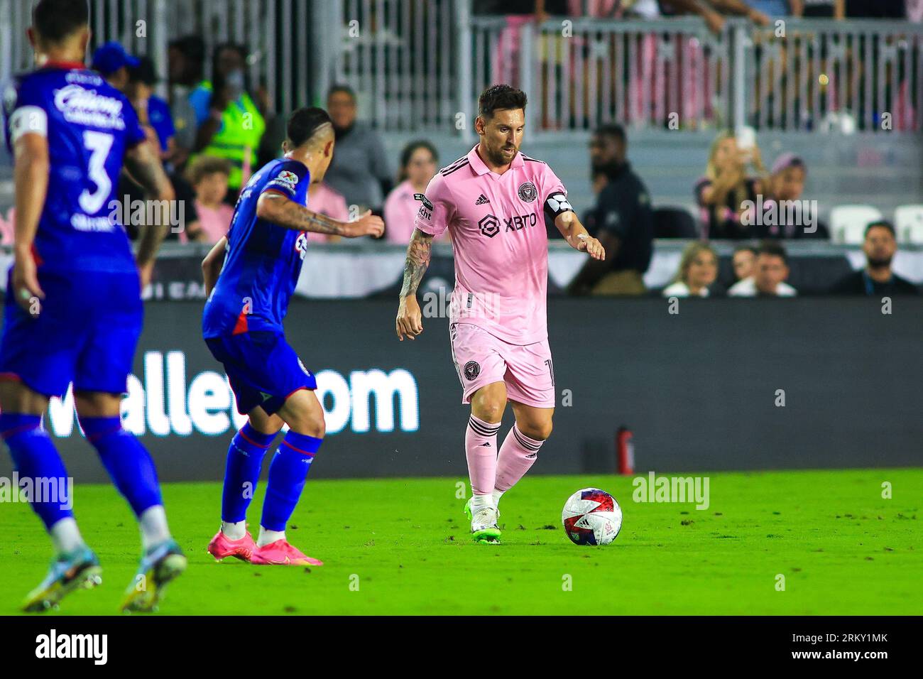 Lionel Messi in action - Inter Miami CF v Cruz Azul at DRV PNK Stadium ...