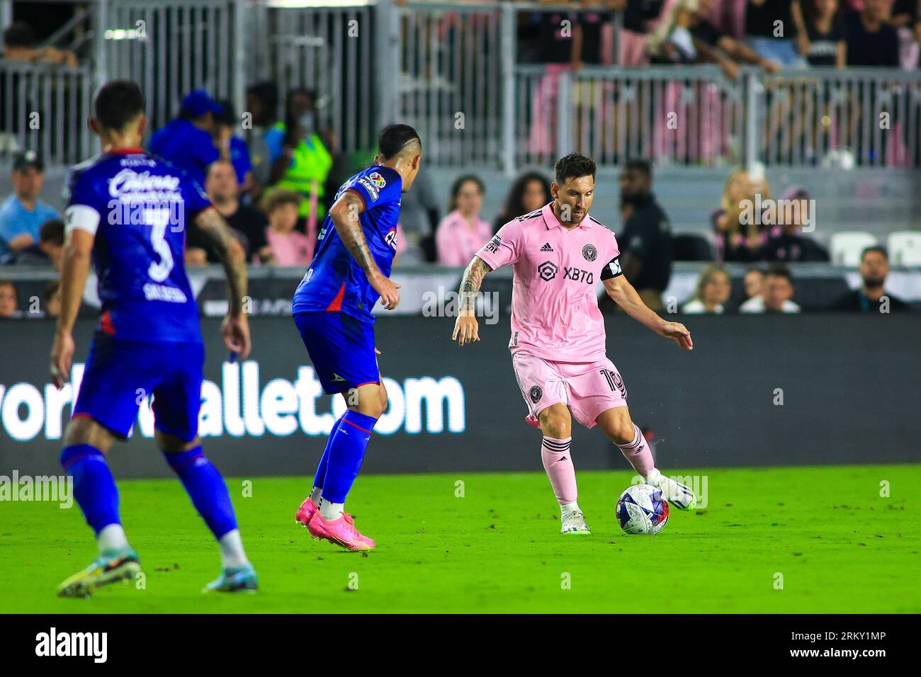 Lionel Messi in action - Inter Miami CF v Cruz Azul at DRV PNK Stadium ...