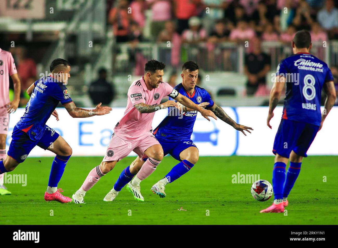 Lionel Messi in action - Inter Miami CF v Cruz Azul at DRV PNK Stadium ...