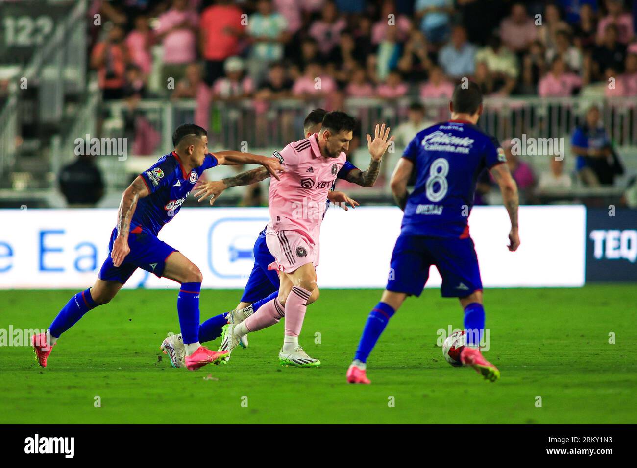 Lionel Messi in action - Inter Miami CF v Cruz Azul at DRV PNK Stadium ...