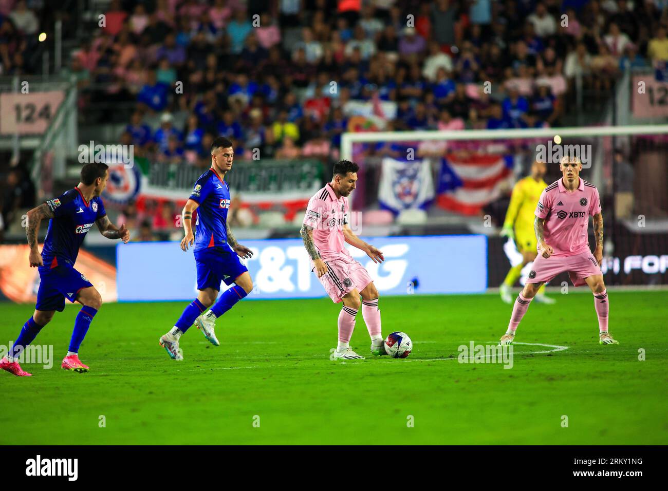 Lionel Messi in action - Inter Miami CF v Cruz Azul at DRV PNK Stadium ...