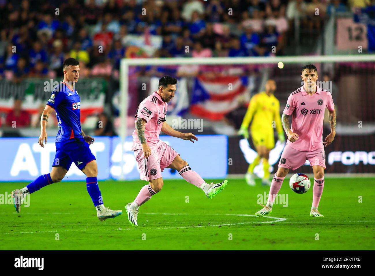 Lionel Messi in action - Inter Miami CF v Cruz Azul at DRV PNK Stadium ...