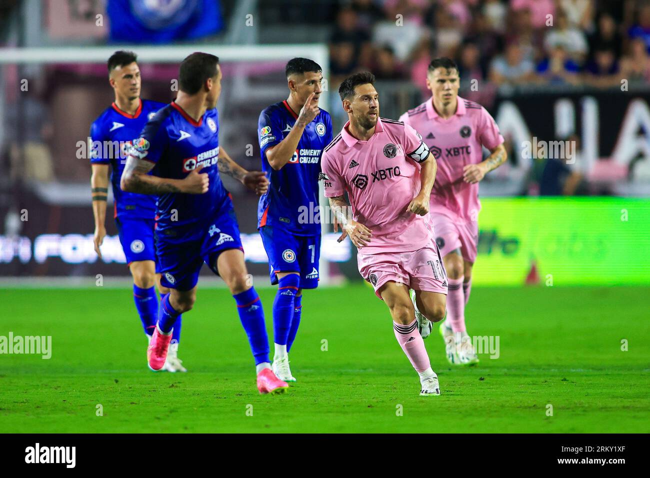 Lionel Messi in action - Inter Miami CF v Cruz Azul at DRV PNK Stadium ...