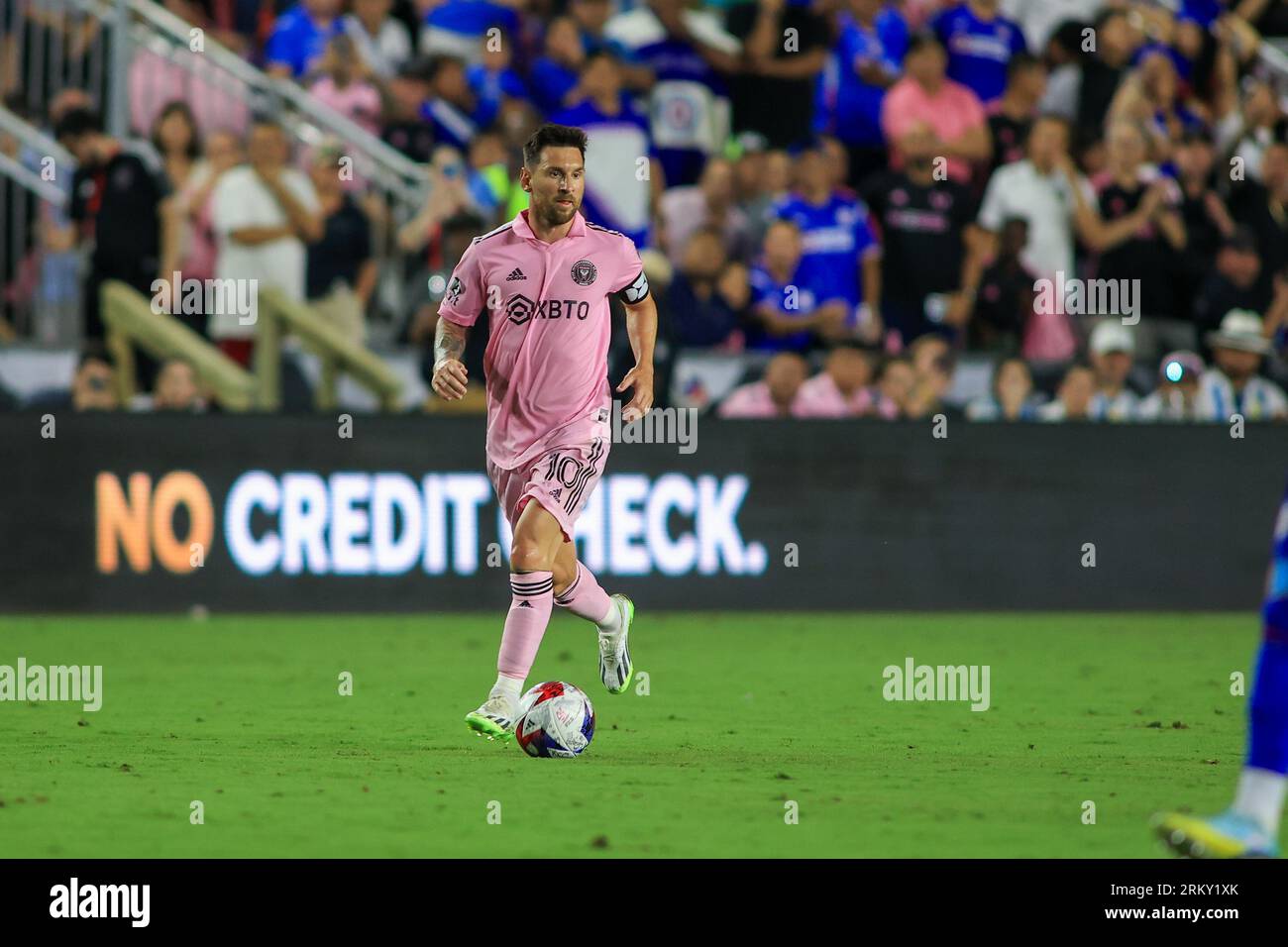 Lionel Messi in action - Inter Miami CF v Cruz Azul at DRV PNK Stadium ...