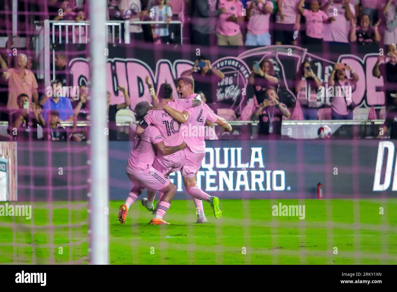 Lionel Messi celebrating - Inter Miami CF v Cruz Azul at DRV PNK ...