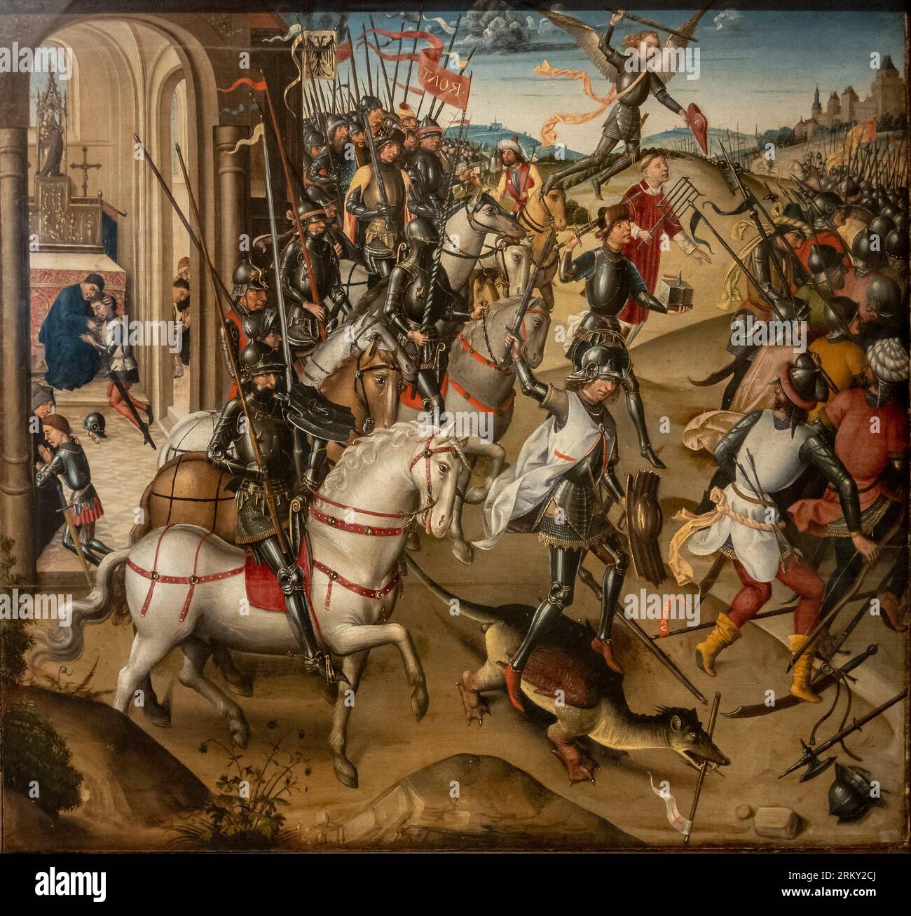 The battle of St. Henry II against the disbelievers ca. 1484/94 by ...