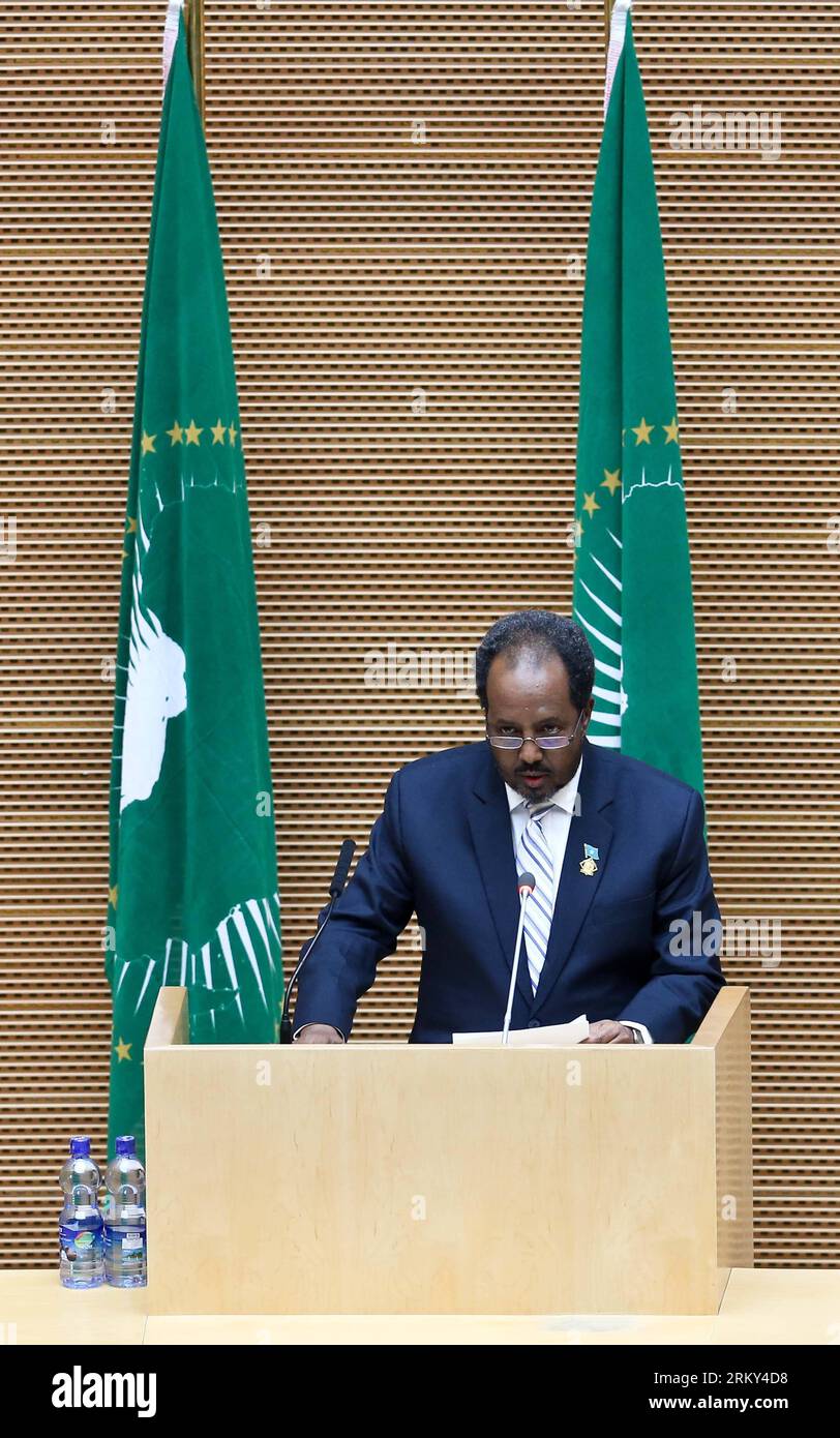 Somali president hassan sheikh hi-res stock photography and images - Alamy
