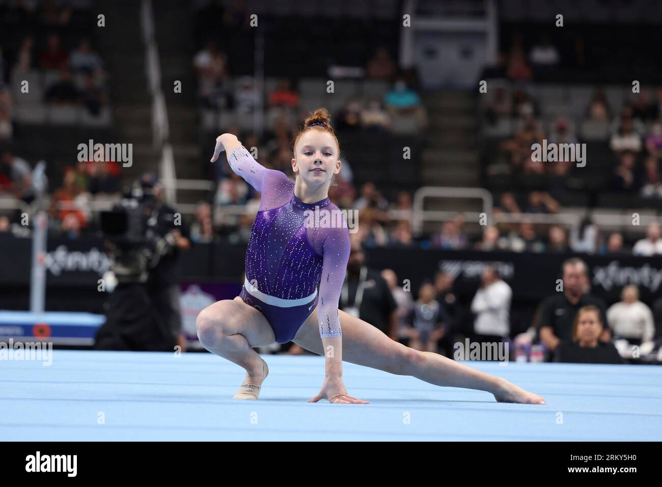 August 25, 2023: Gymnast Dulcy Caylor during the senior women day 1 ...