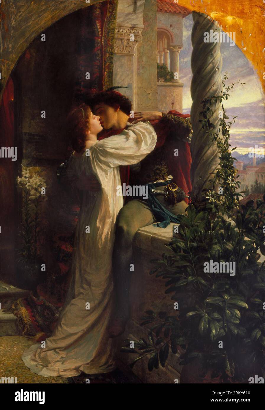 Romeo and Juliet 1884 by Frank Bernard Dicksee Stock Photo - Alamy