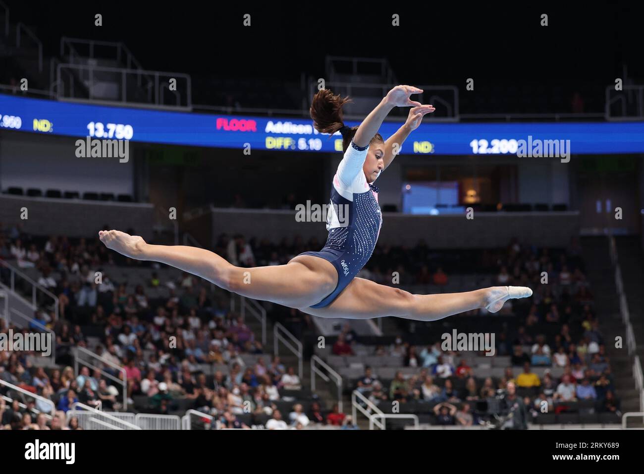 August 25, 2023: Gymnast Sloane Blakely during the senior women day 1 ...