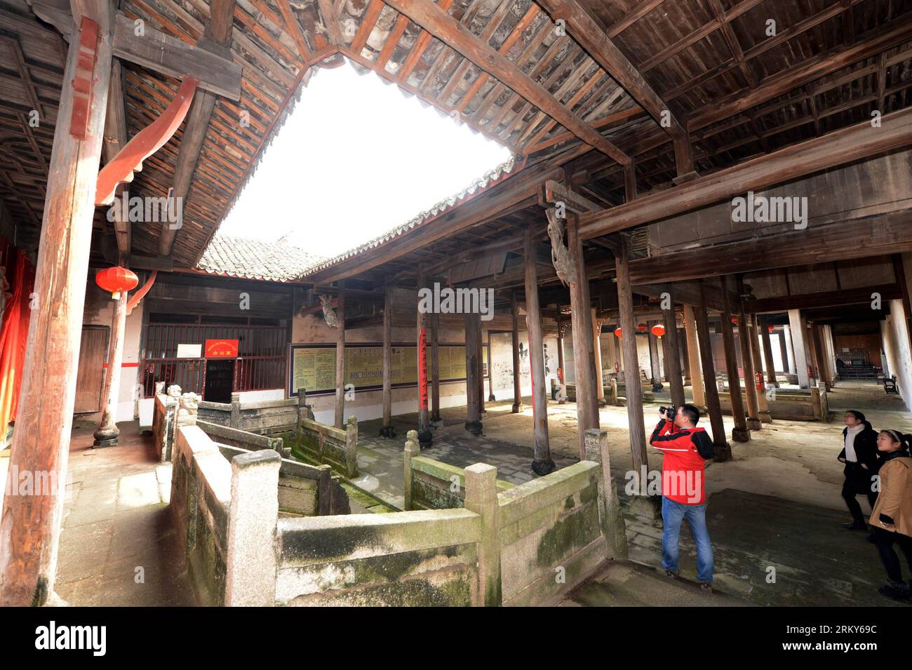 Ming dynasty buildings in the ming and qing dynasties hi-res stock ...