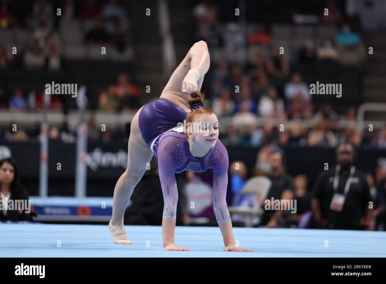 August 25, 2023: Gymnast Dulcy Caylor during the senior women day 1 ...