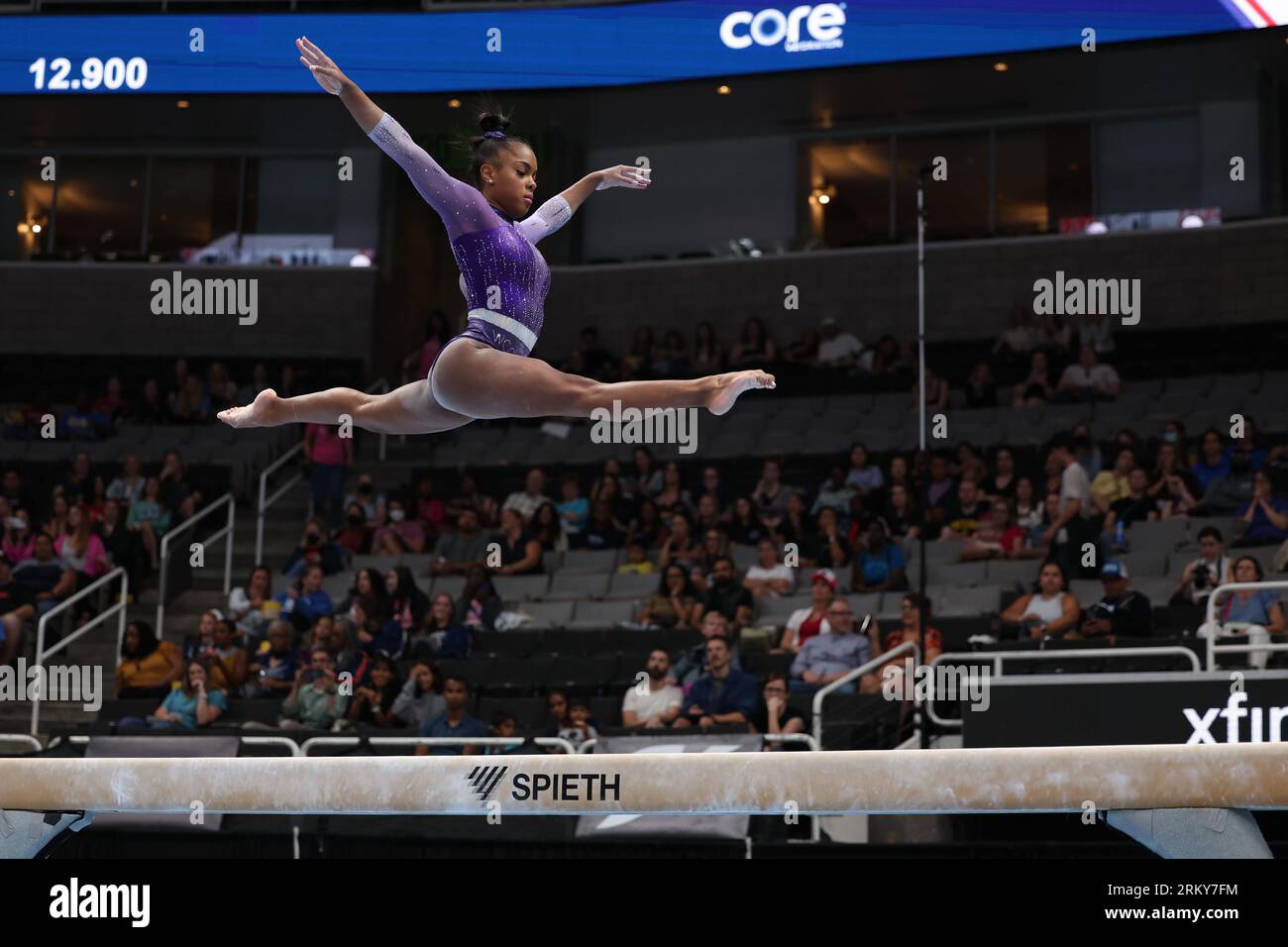 August 25, 2023: Gymnast Zoe Miller during the senior women day 1 ...