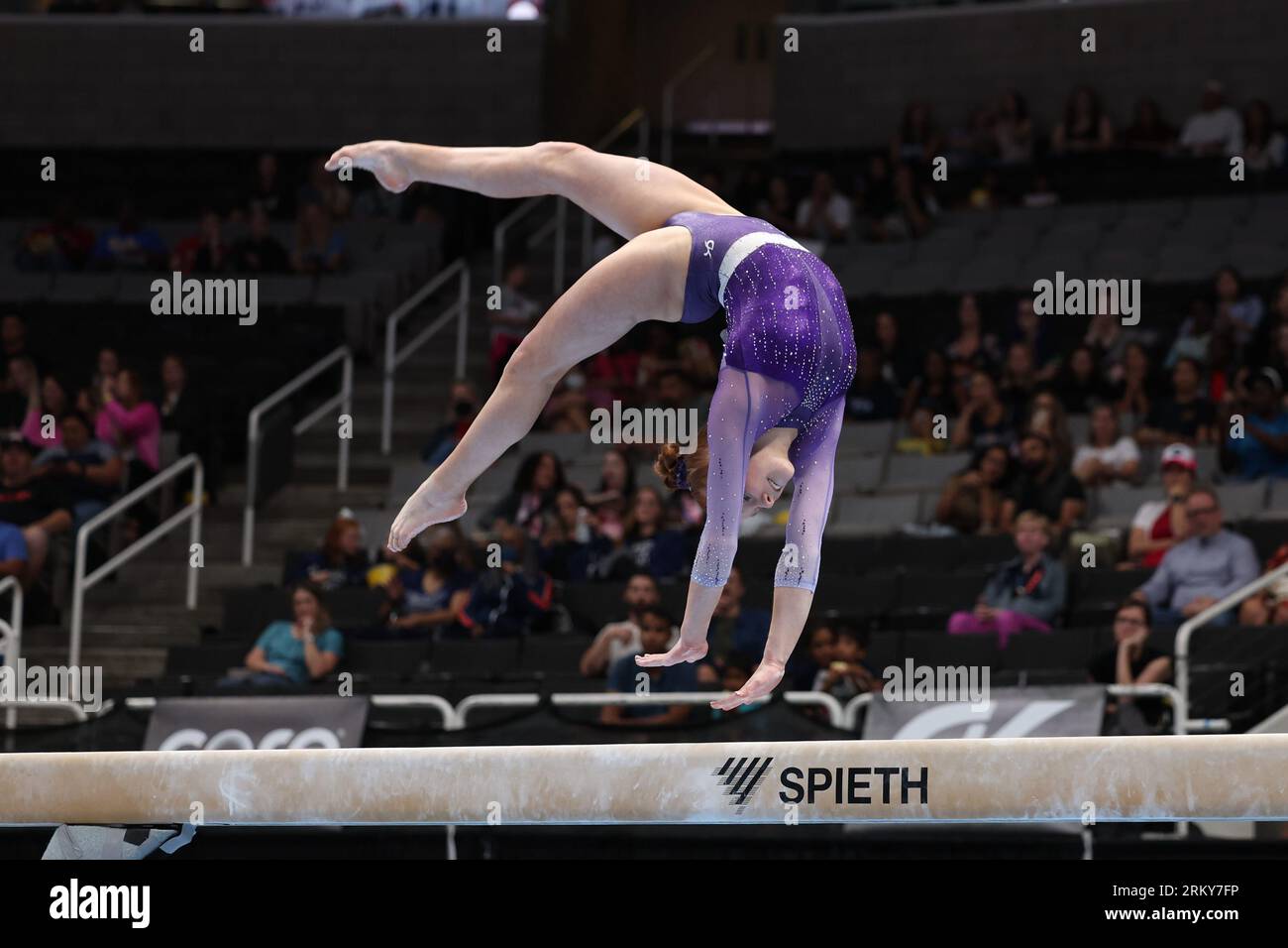 August 25, 2023: Gymnast Dulcy Caylor during the senior women day 1 ...