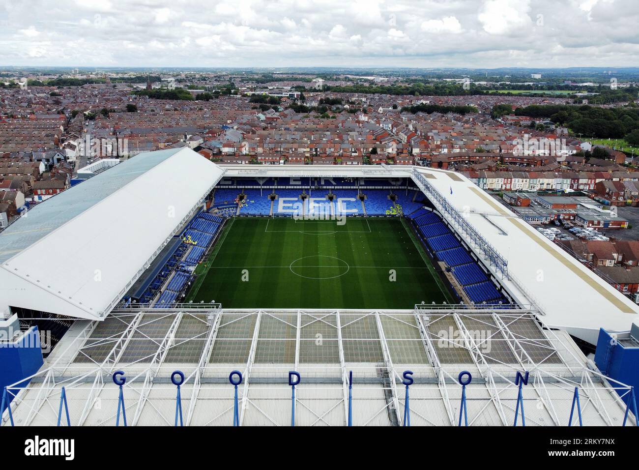 Aerial view of goodison park hi-res stock photography and images - Alamy