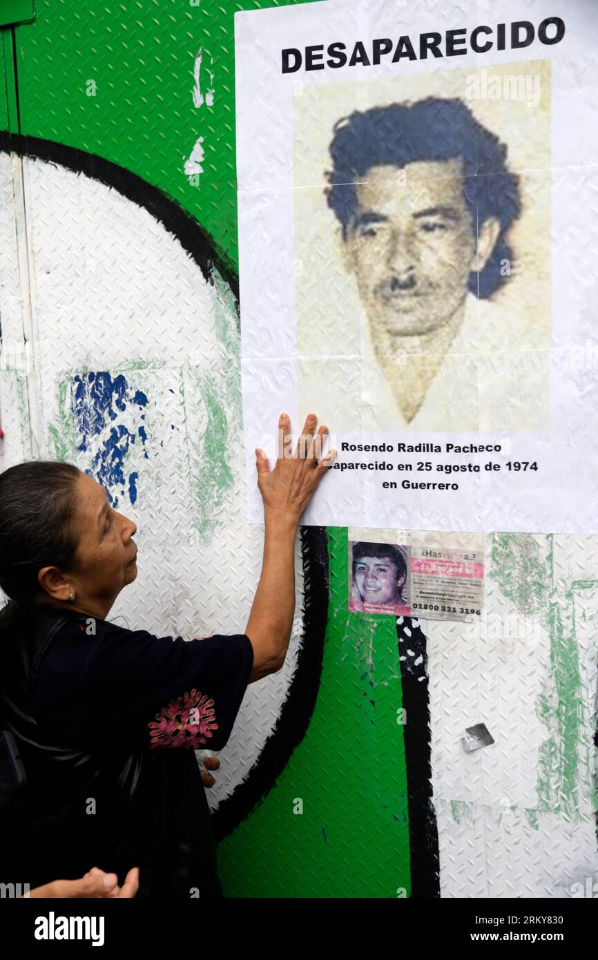 Non Exclusive: August 25, 2023, Mexico City, Mexico: Relatives of the ...