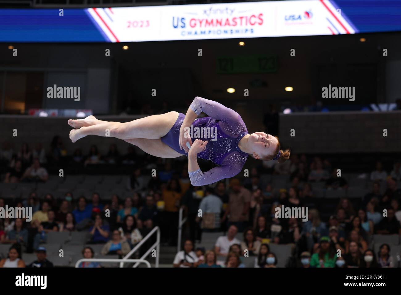 August 25, 2023: Gymnast Dulcy Caylor during the senior women day 1 ...