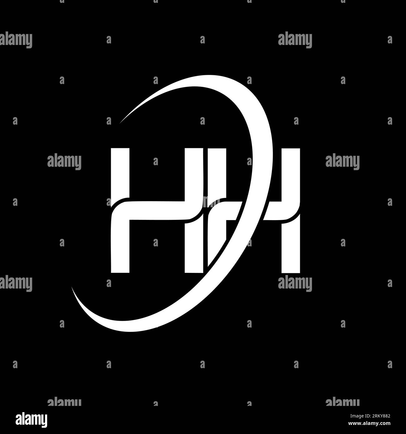 Hh logos vector vectors Black and White Stock Photos & Images - Alamy