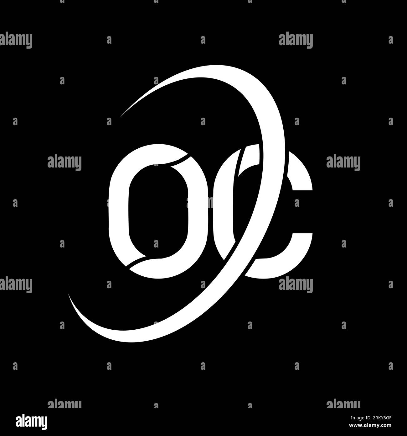 Letter oc Stock Vector Images - Alamy