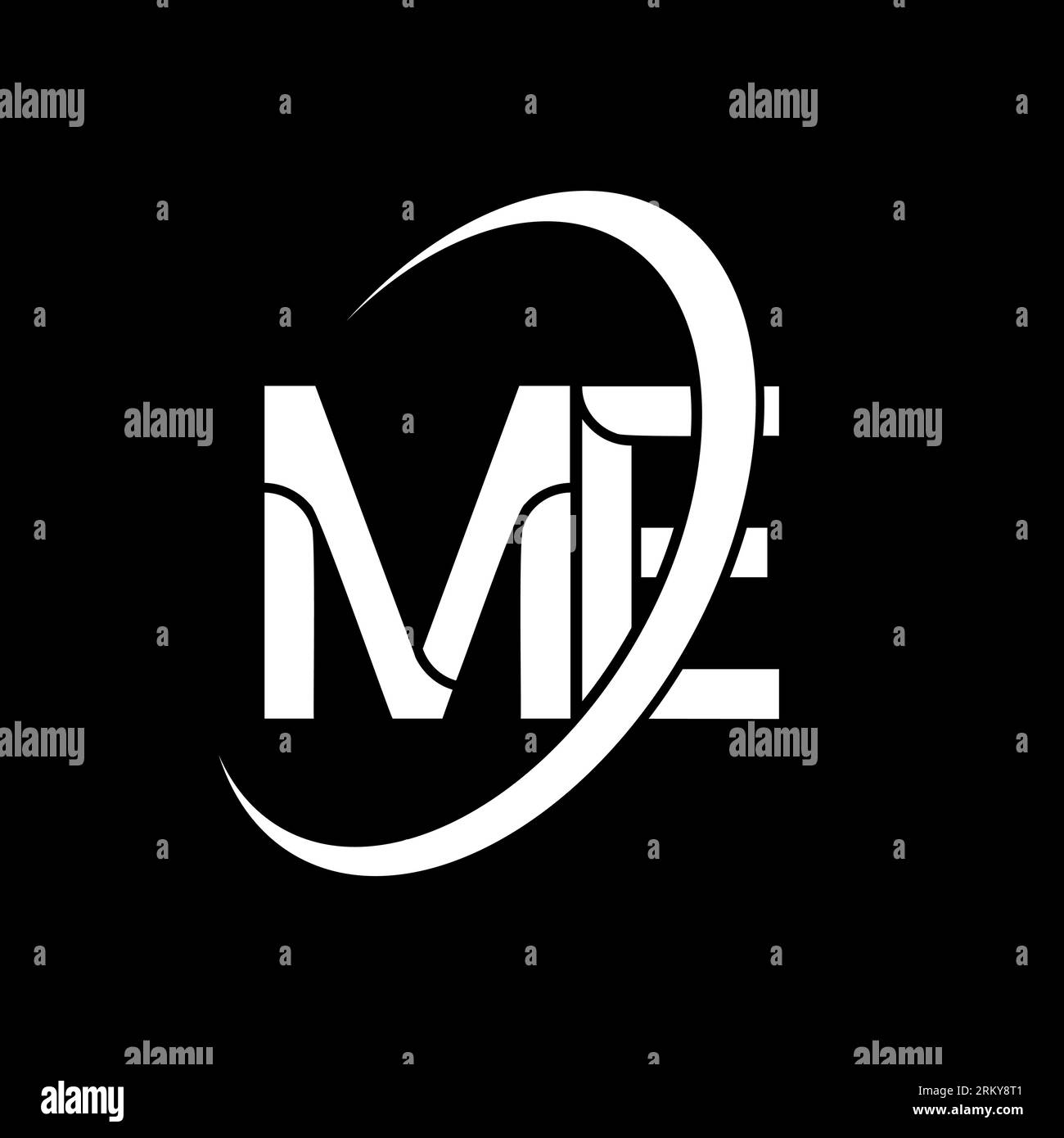 ME letter logo design on black background Stock Vector Image & Art - Alamy