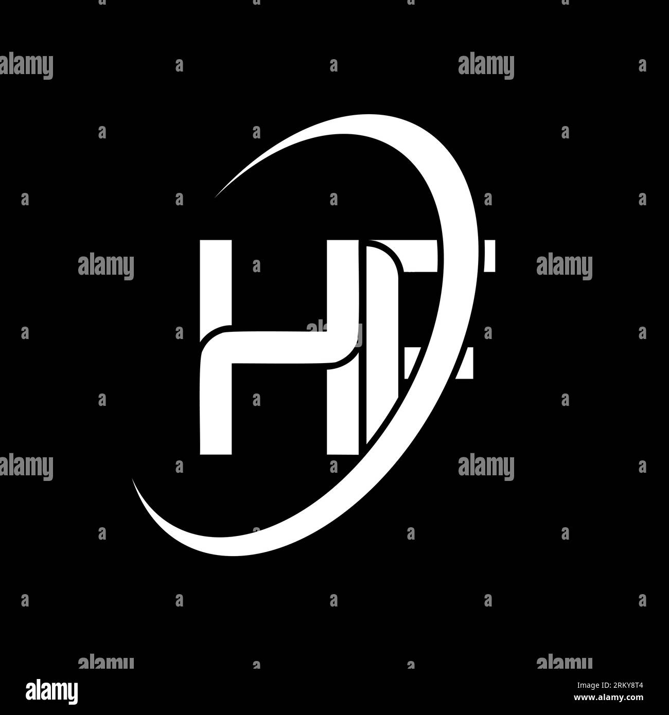 HF logo. H F design. White HF letter. HF/H F letter logo design ...