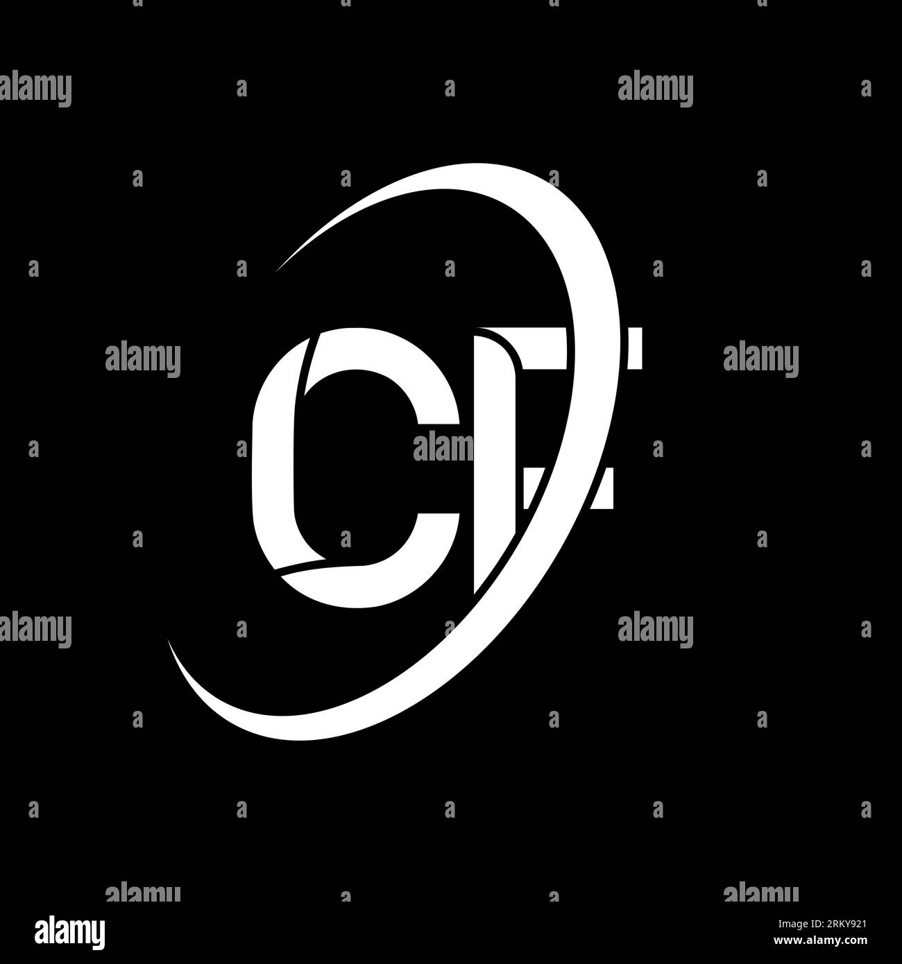 CF logo. C F design. White CF letter. CF/C F letter logo design ...