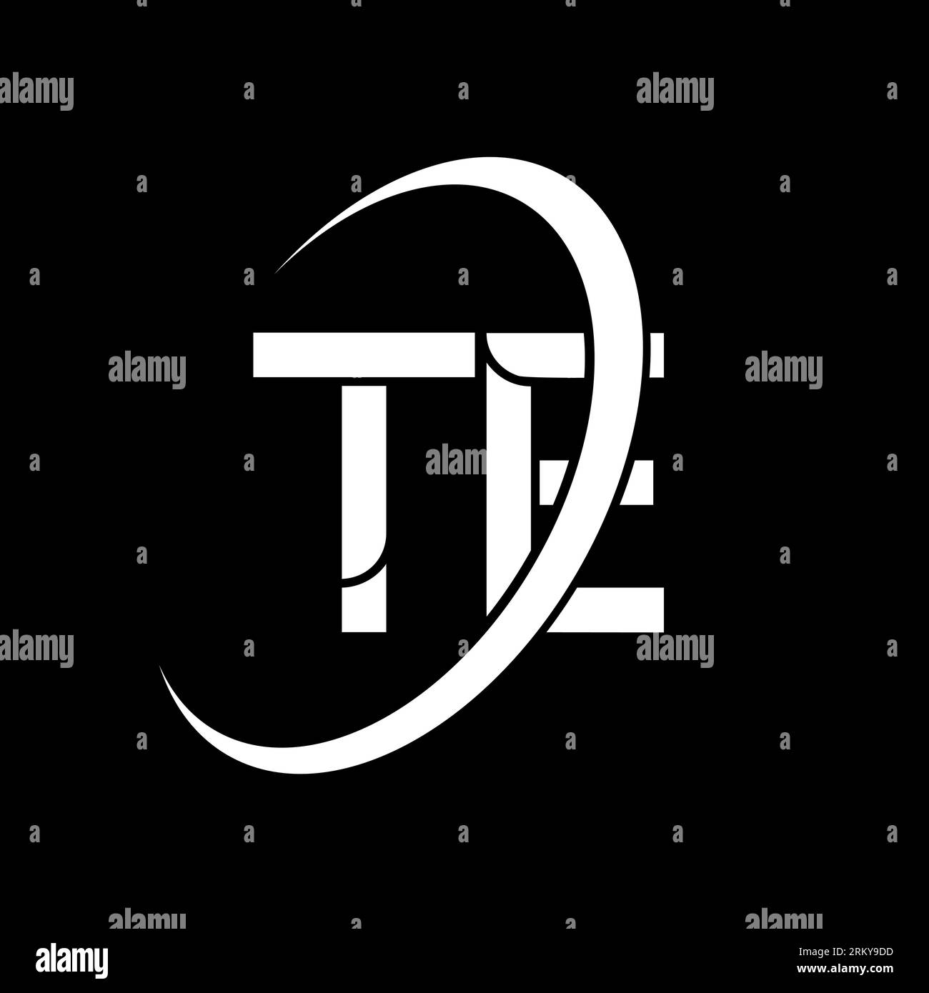 Te logo Stock Vector Images - Alamy