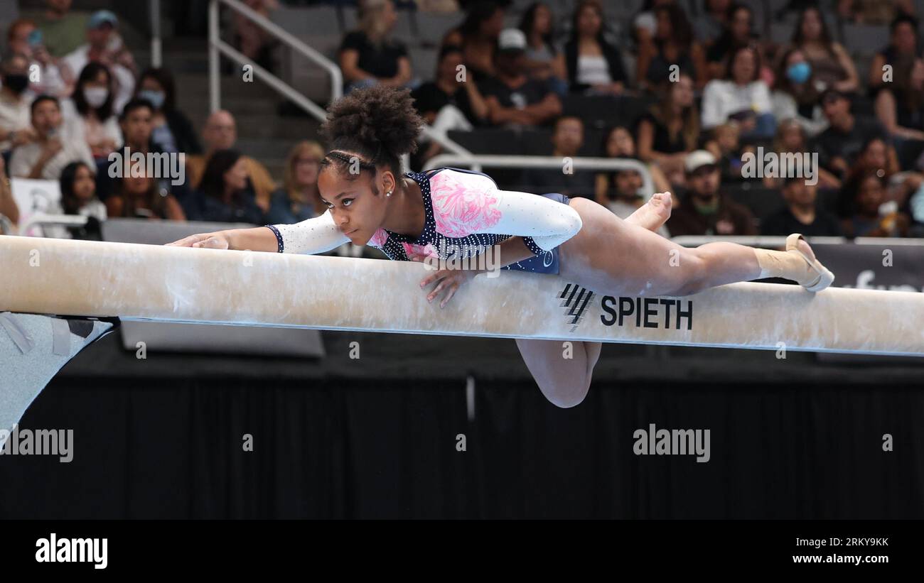 August 25, 2023: Gymnast Sloane Blakely during the senior women day 1 ...