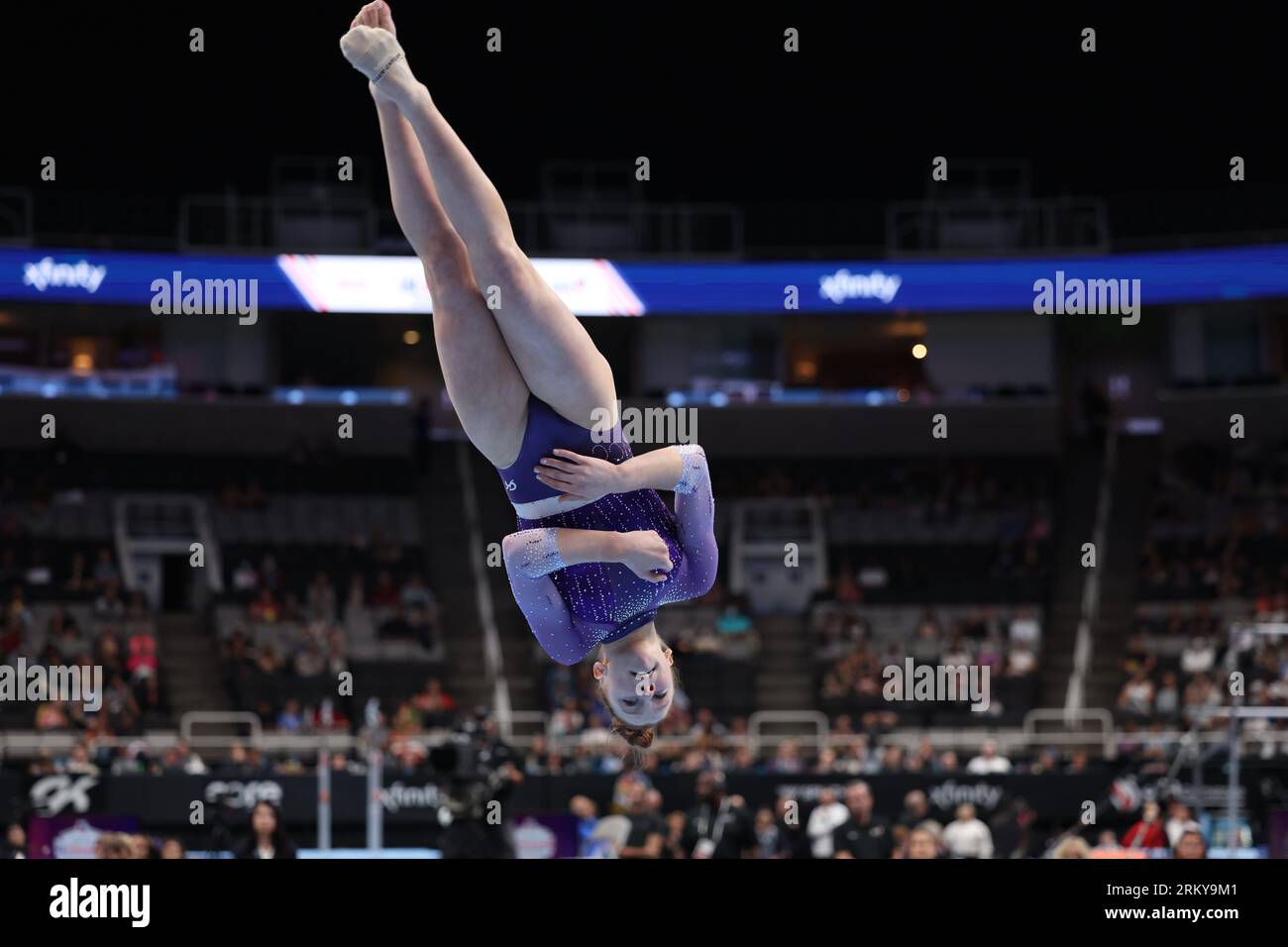 August 25, 2023: Gymnast Dulcy Caylor during the senior women day 1 ...