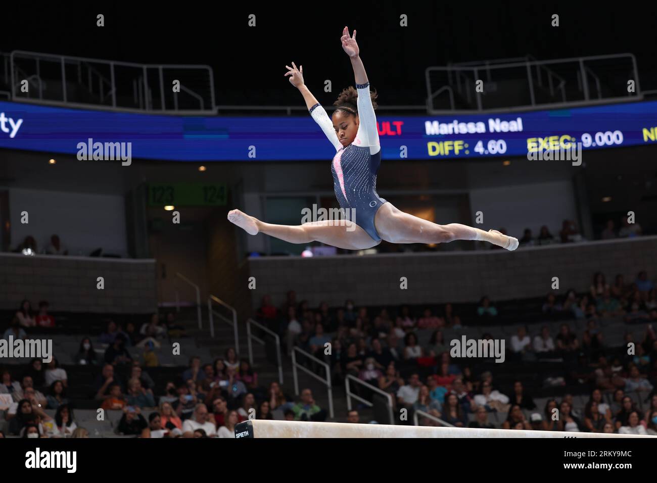 August 25, 2023: Gymnast Sloane Blakely during the senior women day 1 ...