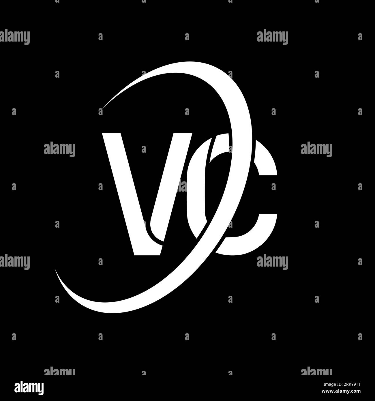 VC logo. V C design. White VC letter. VC/V C letter logo design ...