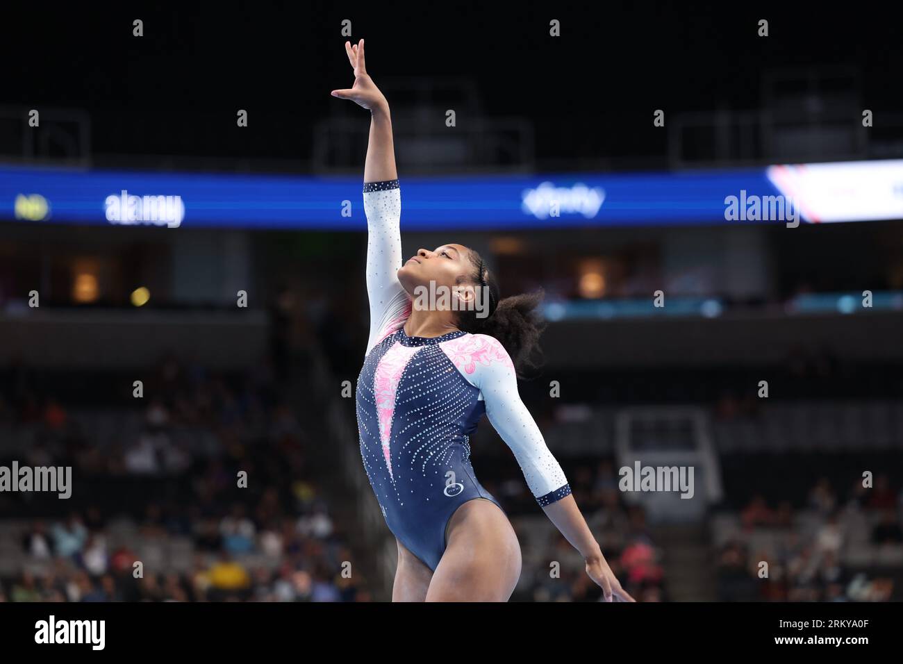 August 25, 2023: Gymnast Sloane Blakely during the senior women day 1 ...