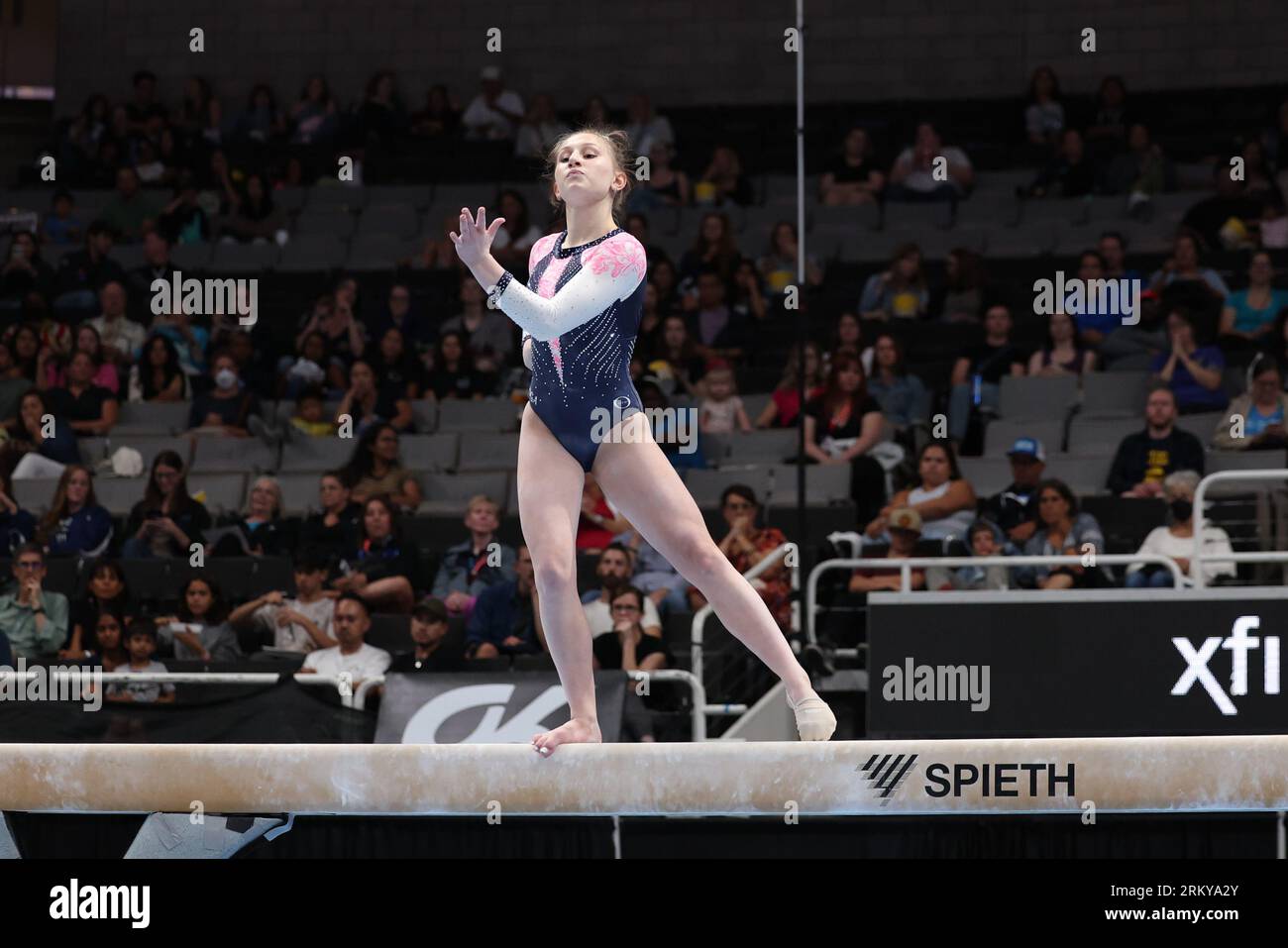 August 25, 2023: Gymnast Ashlee Sullivan during the senior women day 1 ...