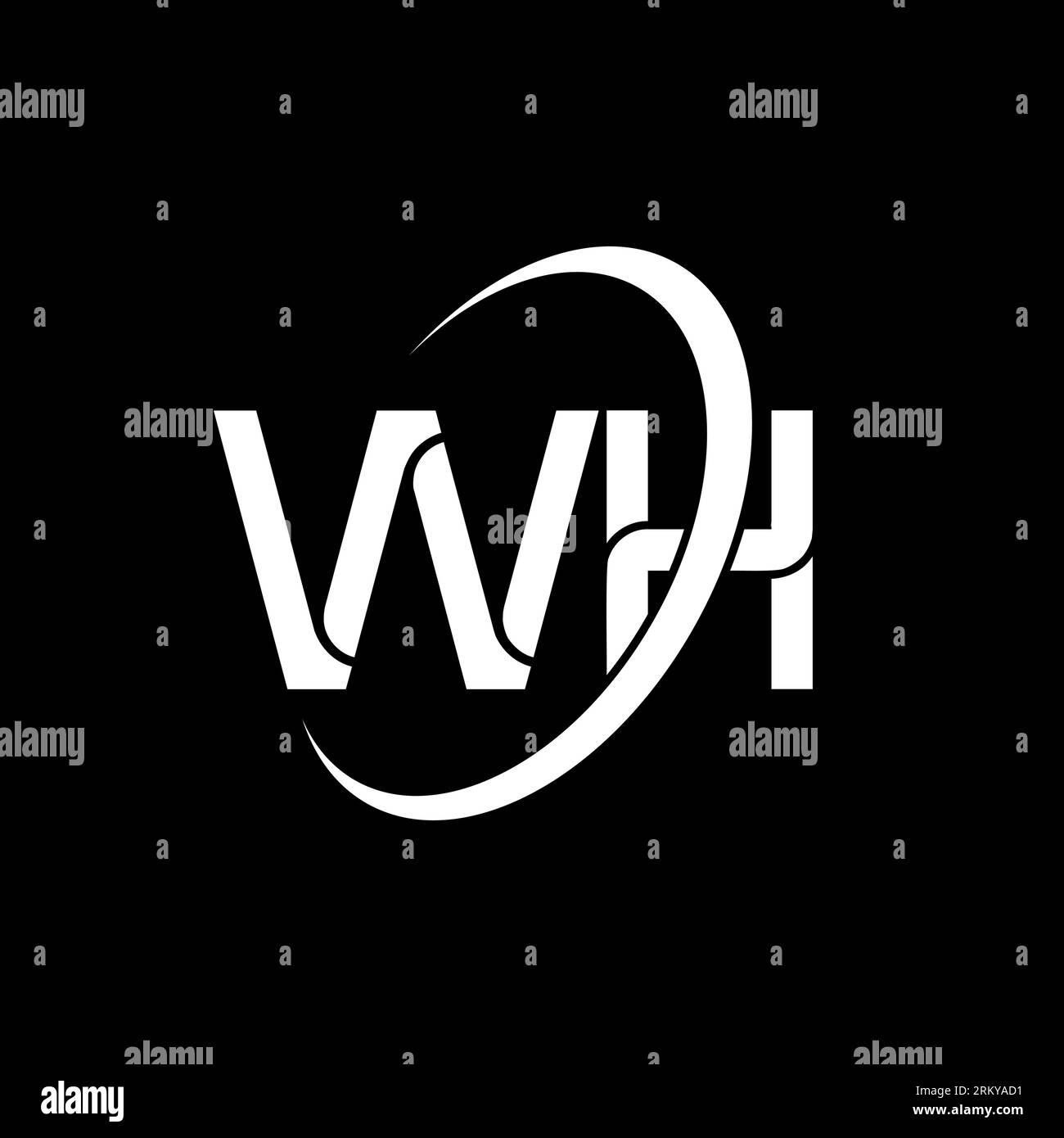 W h logo Stock Vector Images - Alamy