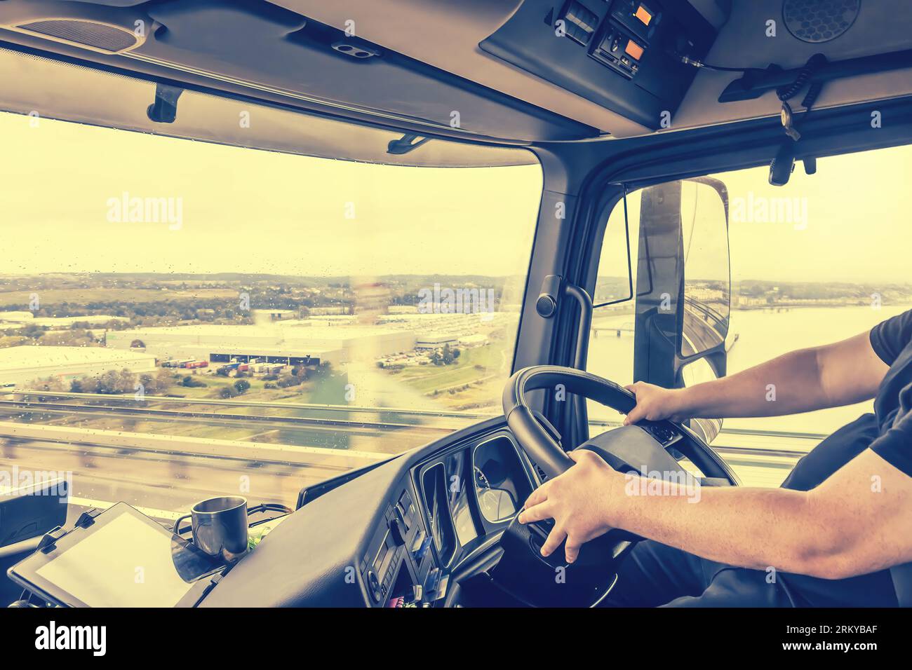 Trucker river hi-res stock photography and images - Alamy