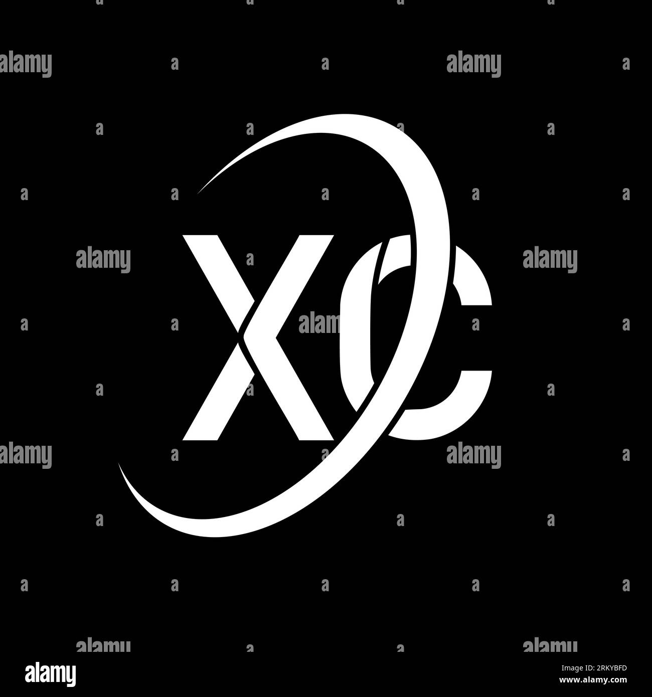 XC logo. X C design. White XC letter. XC/X C letter logo design ...