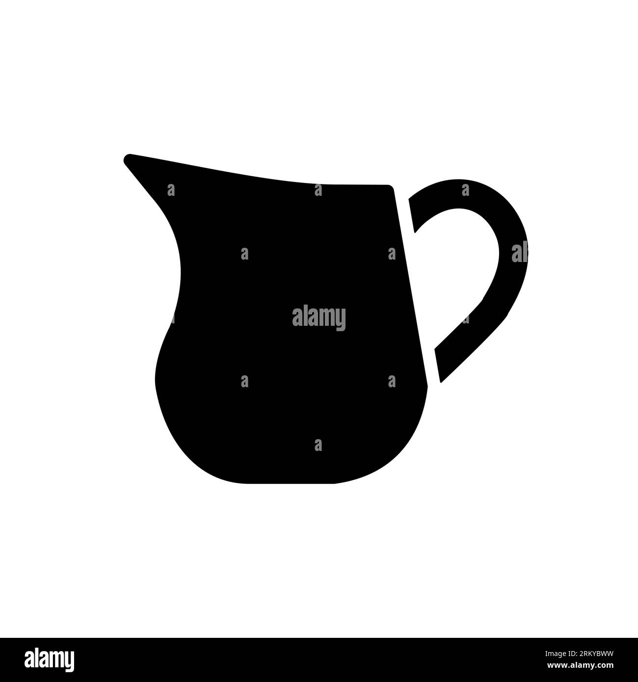 Ceramic creamer Stock Vector Images - Alamy