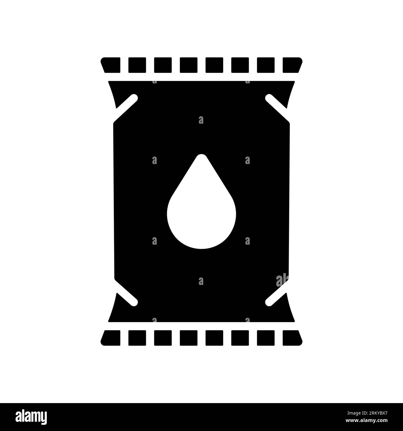 Plastic packaging for milk vector glyph icon. Dairy product sign. Graph ...