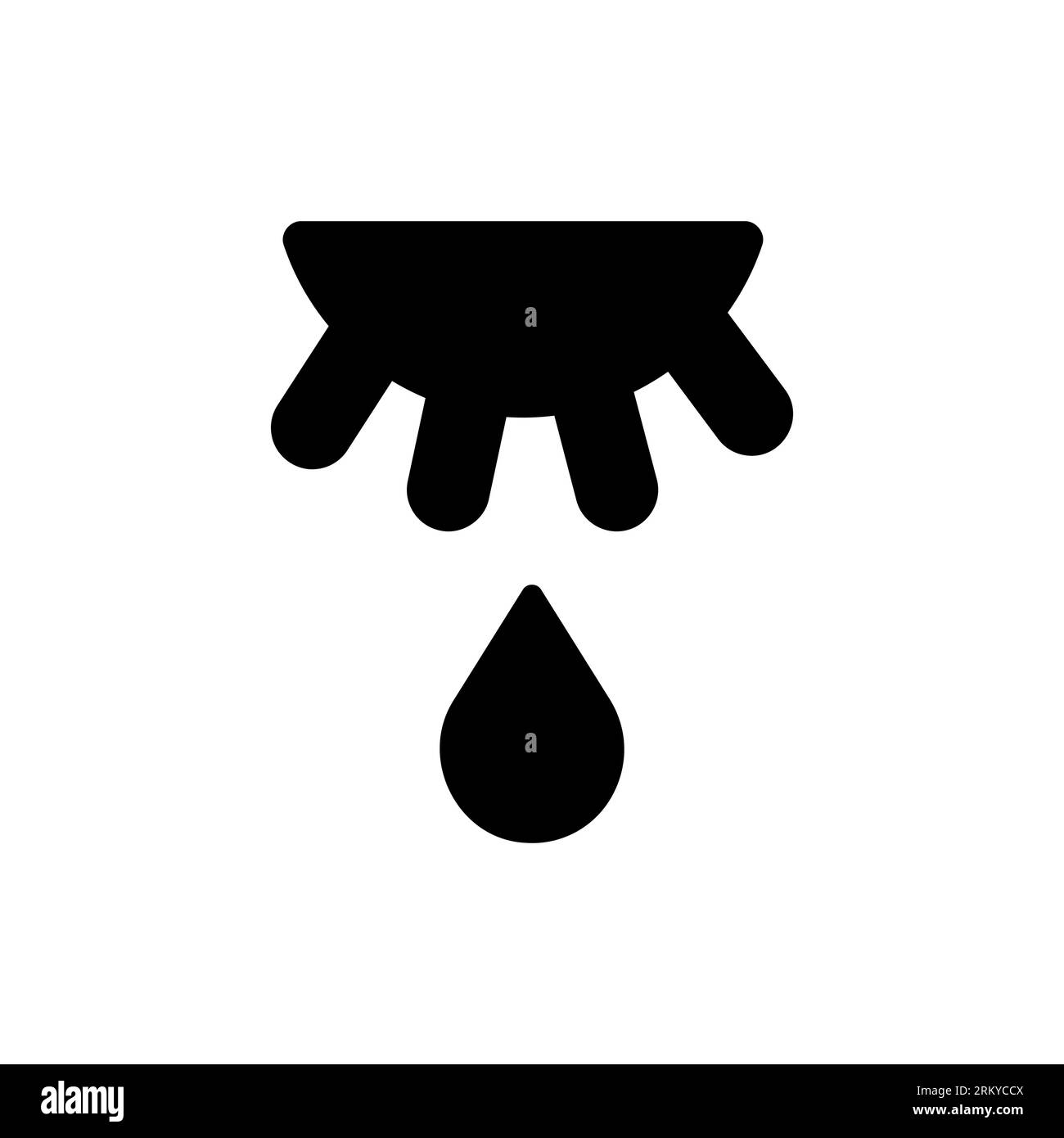 Cow udder and drop of milk vector glyph icon. Milking the budget. Dairy ...