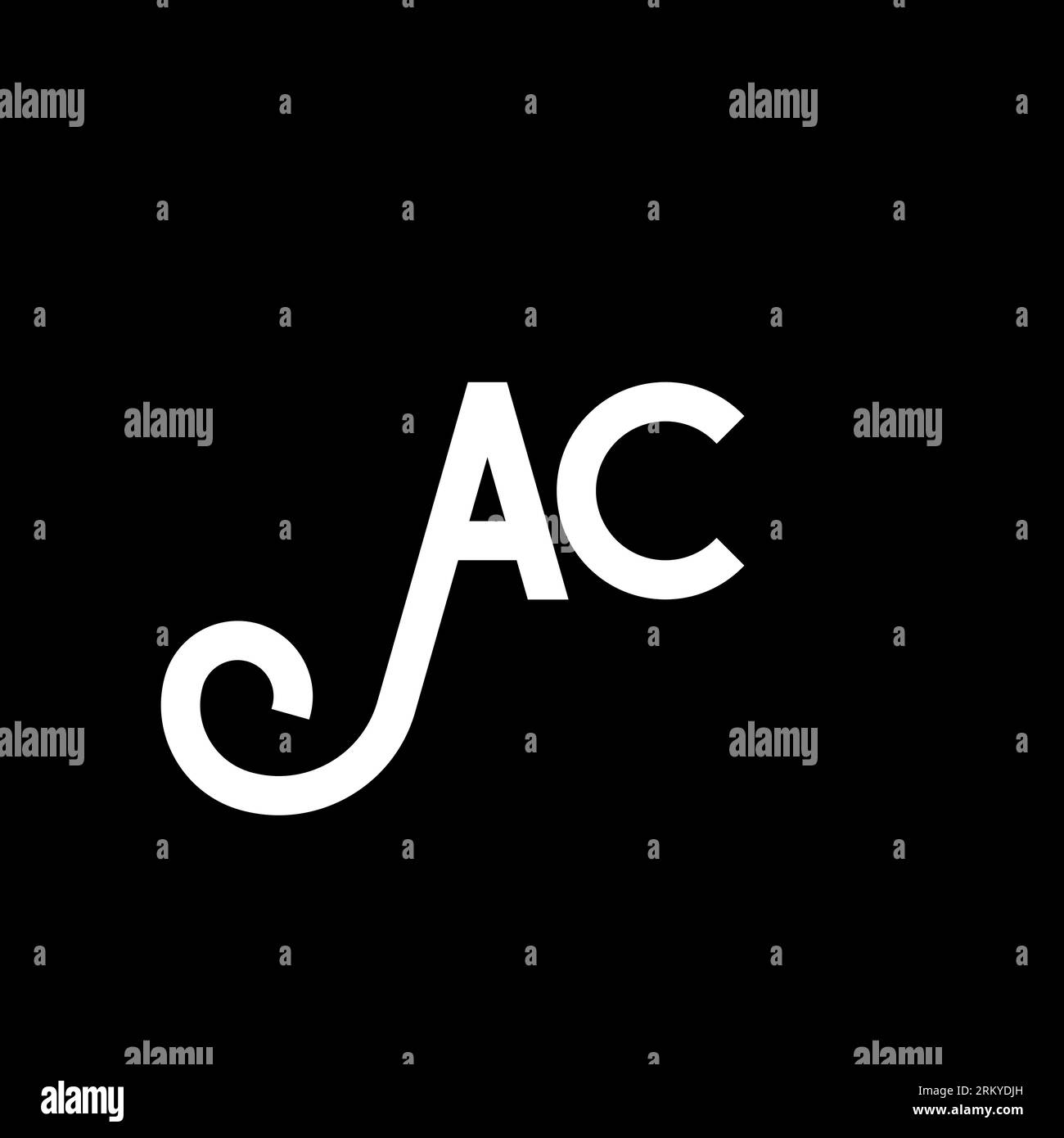 Creative ac letter company logo design ac company hi-res stock ...